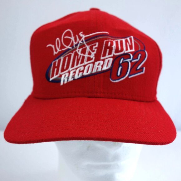 New Era | Accessories | Vintage Mark Mcgwire Home Run Record 62 Red ...